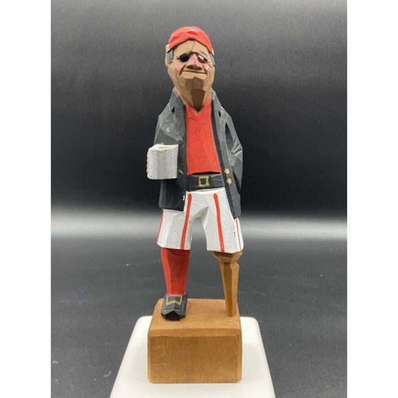 Hand Crafted | Accents | Vintage Hand Carved Wood Carving Folk Art ...
